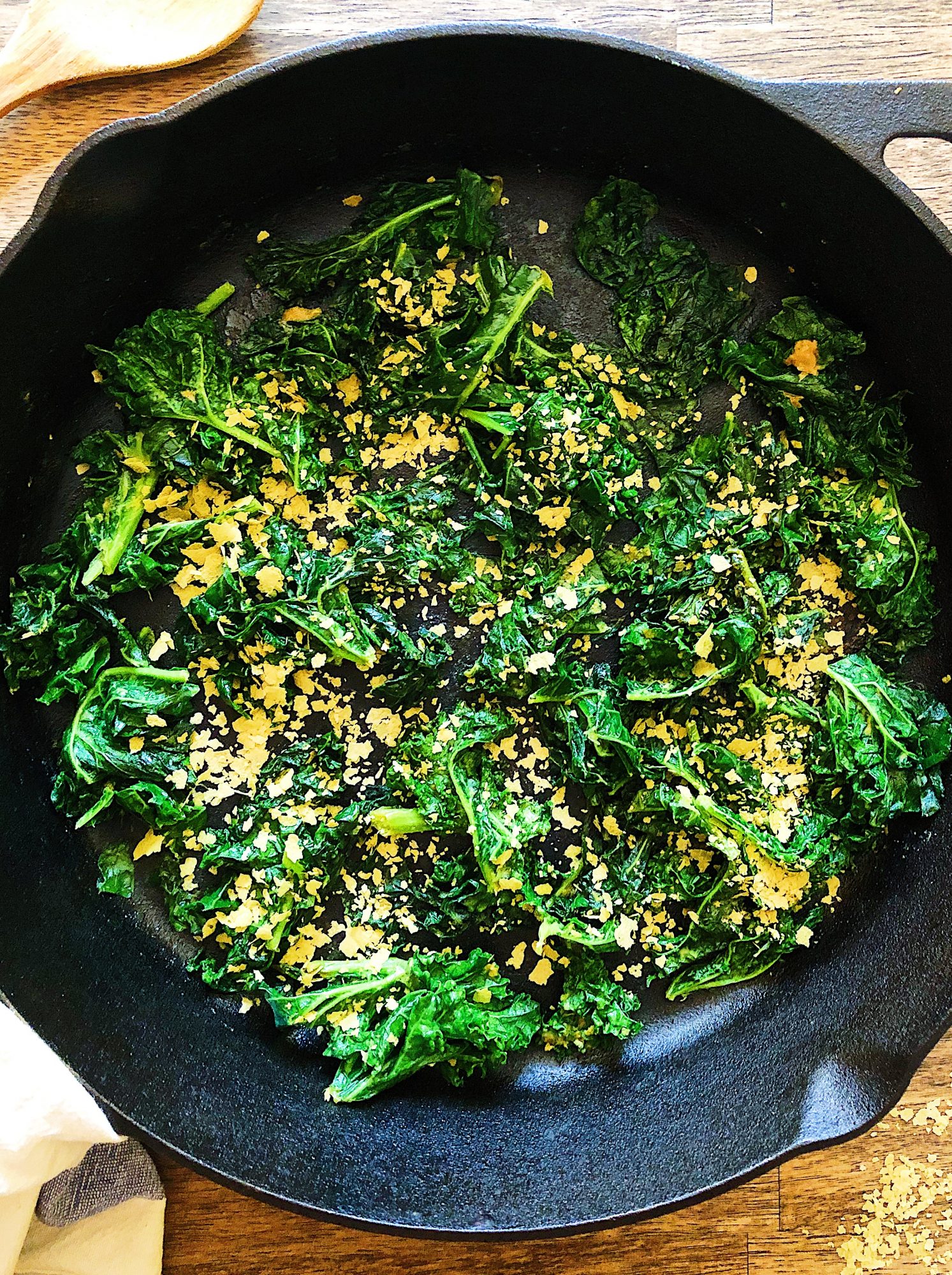 Sautéed Garlicky Kale Recipe - Lauren McNeill, RD, MPH